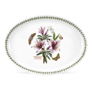 Portmeirion Botanic Garden Collection | 3 Piece Completer Set | 11-Inch Baking Dish, 3-Pint Casserole Dish, 15-Inch Oval Serving Dish | Made from Porcelain | Dishwasher and Oven Safe