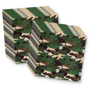 Camo Classic Birthday Party Supplies Set Plates Napkins Cups Tableware Kit for 16