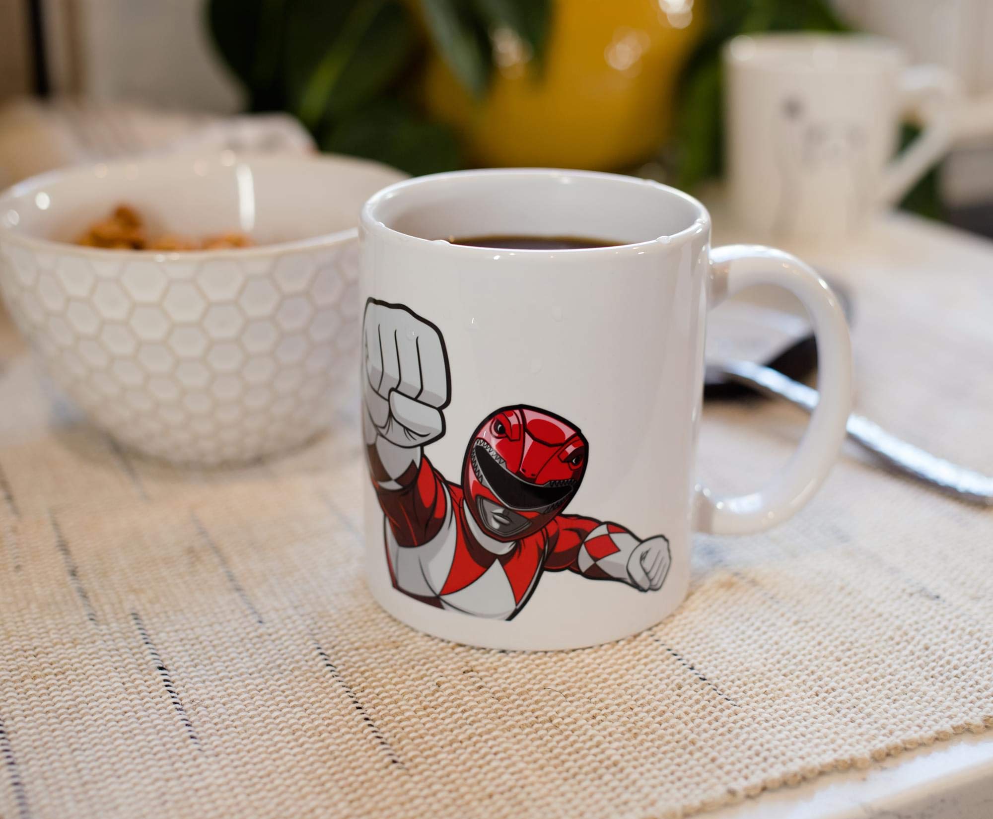 Surreal Entertainment Power Rangers Red Ranger Ceramic Mug Exclusive | Holds 11 Ounces