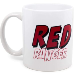 Surreal Entertainment Power Rangers Red Ranger Ceramic Mug Exclusive | Holds 11 Ounces