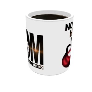 Mother's Day - Mom The Original Hero - Superhero - One 11 oz Morphing Mugs Color Changing Heat Sensitive Ceramic Mug – Image Revealed When HOT Liquid Is Added!