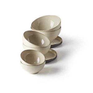 lenox luna nesting dinnerware set, 11.30 lb, white