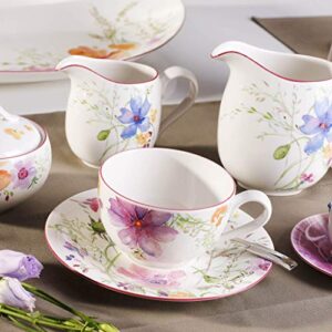 Villeroy & Boch Mariefleur Basic Tea Cup, 8.5 oz, White/Multicolored