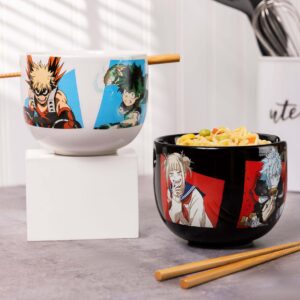 My Hero Academia Heroes & Villains Ramen Bowl Set Standard