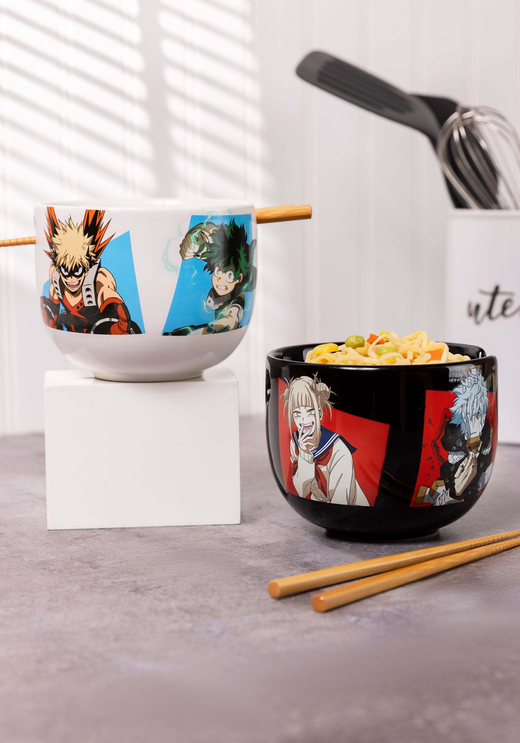 My Hero Academia Heroes & Villains Ramen Bowl Set Standard