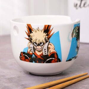 My Hero Academia Heroes & Villains Ramen Bowl Set Standard