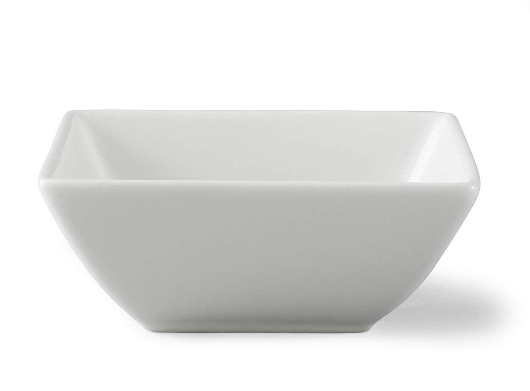 Better Homes and Gardens 5" Square Appetizer Bowls, White, Set of 6