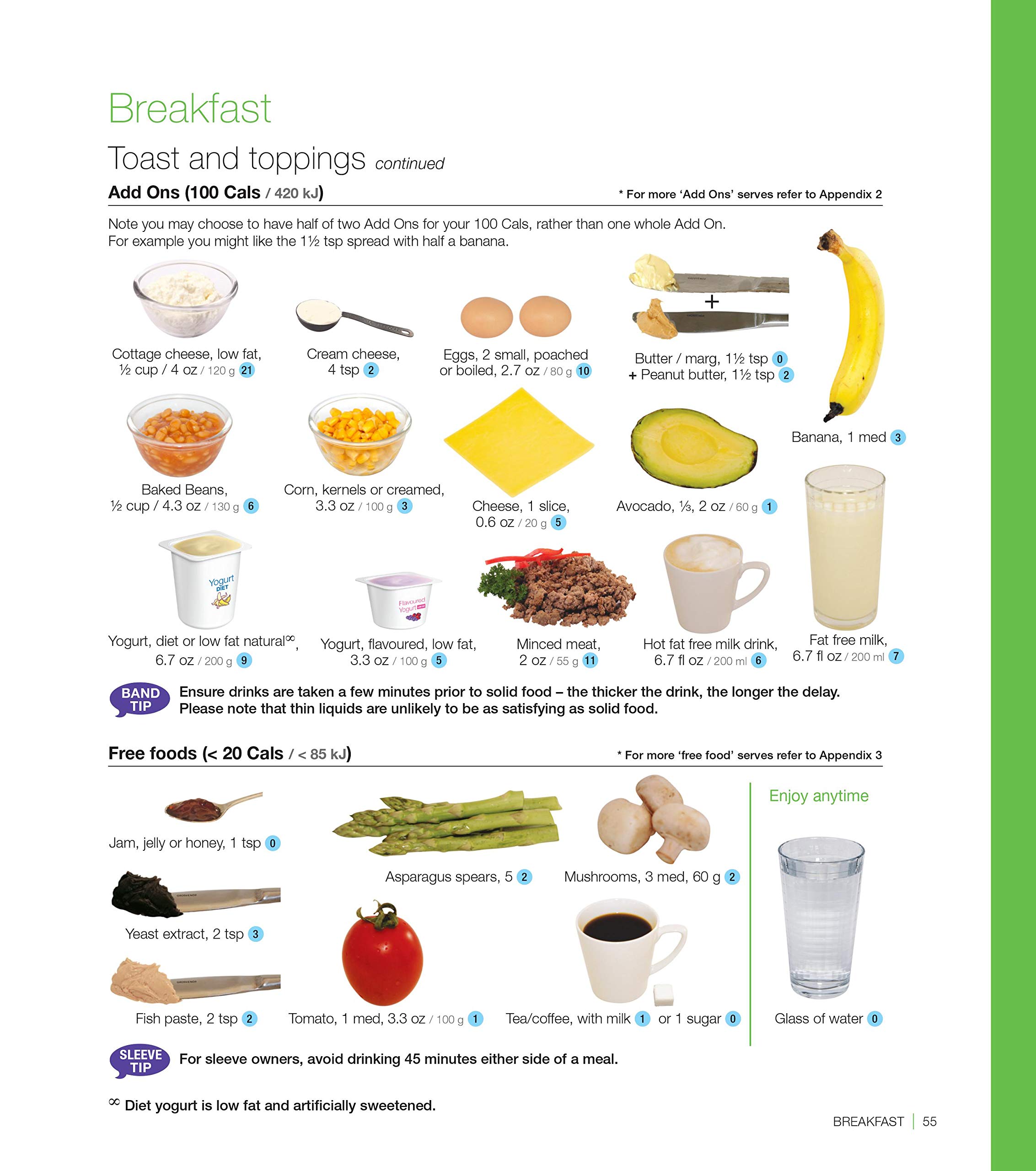 Bariatric Portion Control Plates Bowls Porcelain 8 Inch and with Clear Instruction Book, Meal Prep/Lunchbox Borosilicate Glass Containers and 100 Cal Snack Containers for Post-Surgery, Gastric Sleeve