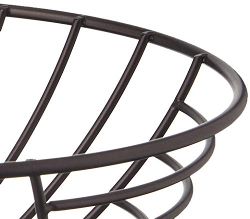 Spectrum Diversified Wright Small Steel Wire Produce Basket, Fruit Basket & Vegetable Holder, Modern Kitchen Countertop Food Storage Bowl, Bronze