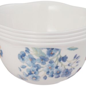 Lenox 833415 Butterfly Meadow Blue 4-Piece Dessert Bowl Set