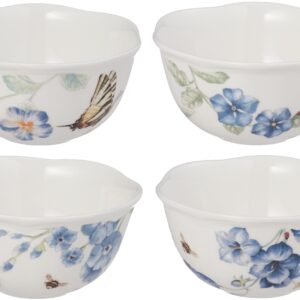 Lenox 833415 Butterfly Meadow Blue 4-Piece Dessert Bowl Set