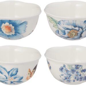 Lenox 833415 Butterfly Meadow Blue 4-Piece Dessert Bowl Set