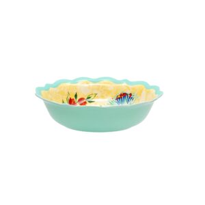 The Pioneer Woman Delaney Dinner Bowl, Teal Set of 8