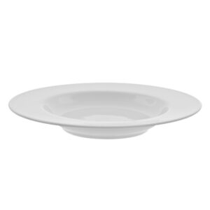 10 strawberry street royal white 12"/ 14 oz rim soup bowl, set of 6, white