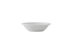 tuxton china ald-046 fruit dish, 4 oz., 4-3/4" dia., round, microwave & dishwasher safe, oven proof, fully vitrified, lead-free, tuxcare, healthcare, alaska/colorado, porcelain white, case of 36