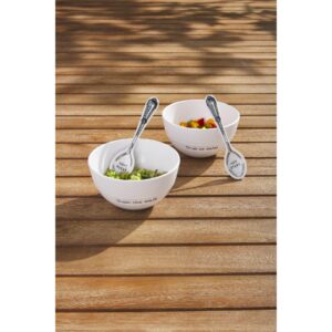 Mud Pie Melamine Bowl Set, 3" x 4.5" dia, Salsa