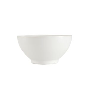 fortessa vitraluxe dinnerware heirloom matte finish rice bowl 5.75-inch, linen, set of 4