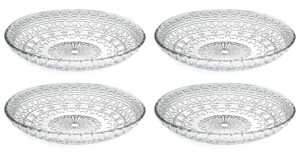 barski glass - bowl - for soup - dessert - pasta - soup plate - designed -set of 4-8.2" diameter - made in europe