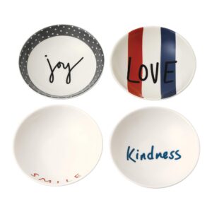 royal doulton ellen degeneres joy accent bowl 14cm set of 4, multicolor, 4 set