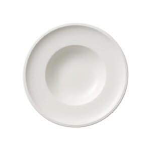 villeroy & boch artesano original rim soup, 9.75 in, premium porcelain, white, 1 count (pack of 1)