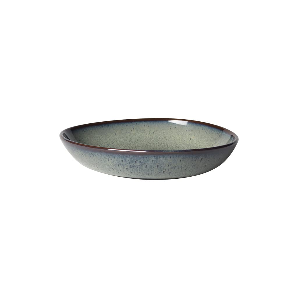 Villeroy & Boch Lave Gris Small Bowl Flat, 8.5x1.75, Stoneware, Gray