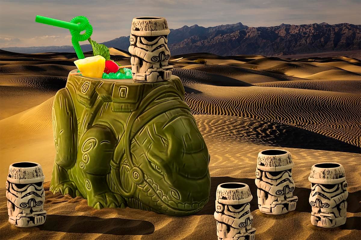 Geeki Tikis Star Wars Dewback 74 Ounce Punch Bowl Set