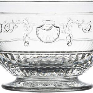 La Rochere Set of 6, Versailles 9 oz Small Bowls, Clear