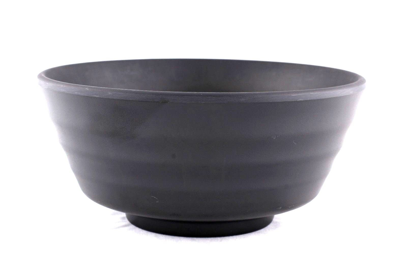 Lucky Star Melamine Round Bowls Set Ramen Vietnam Pho Noodles Soup Bowls, 6-3/4“ dia. X 3-1/4” H, Capacity: 32 oz, Black (16)