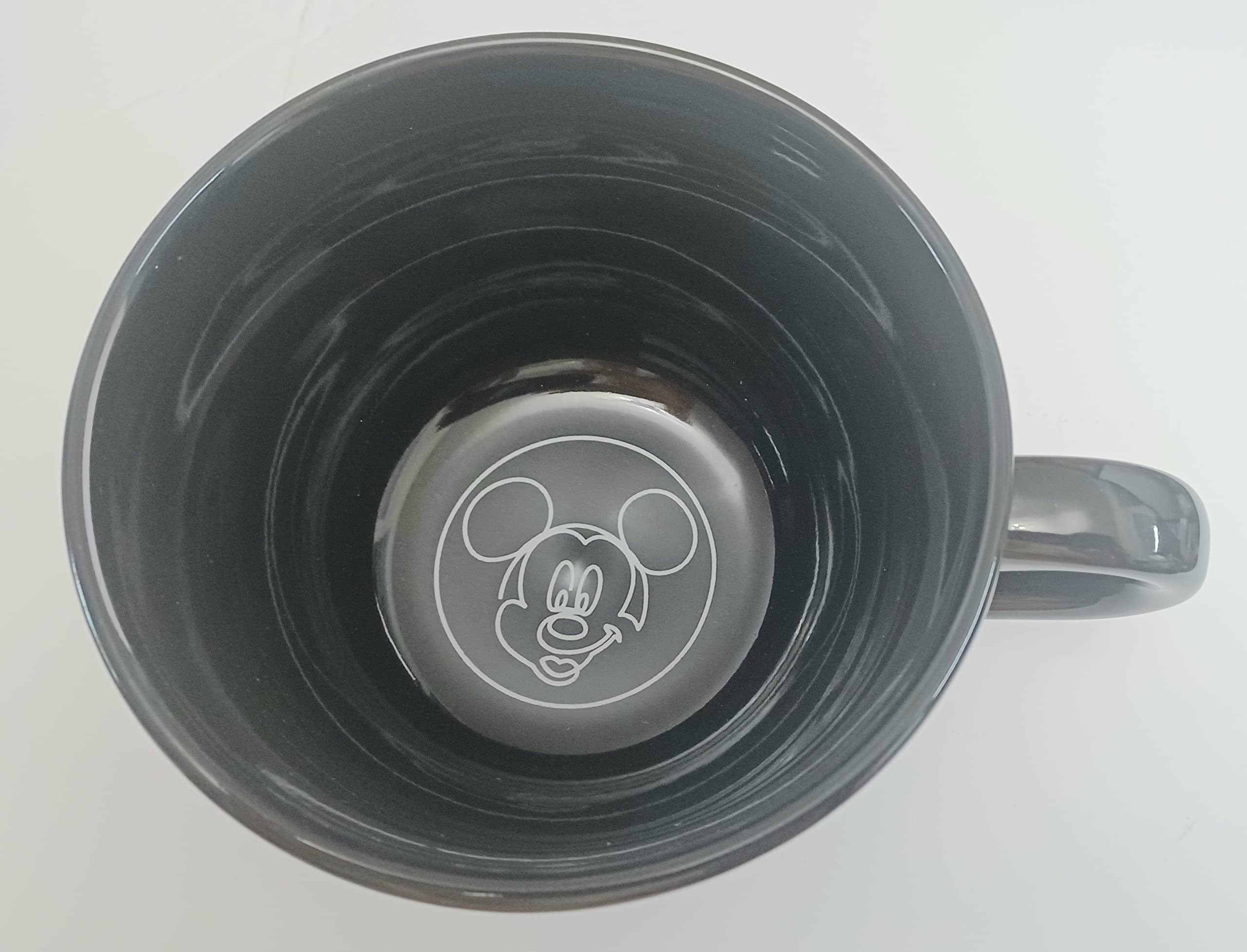 Disney Mickey Linear Black Soup Mug