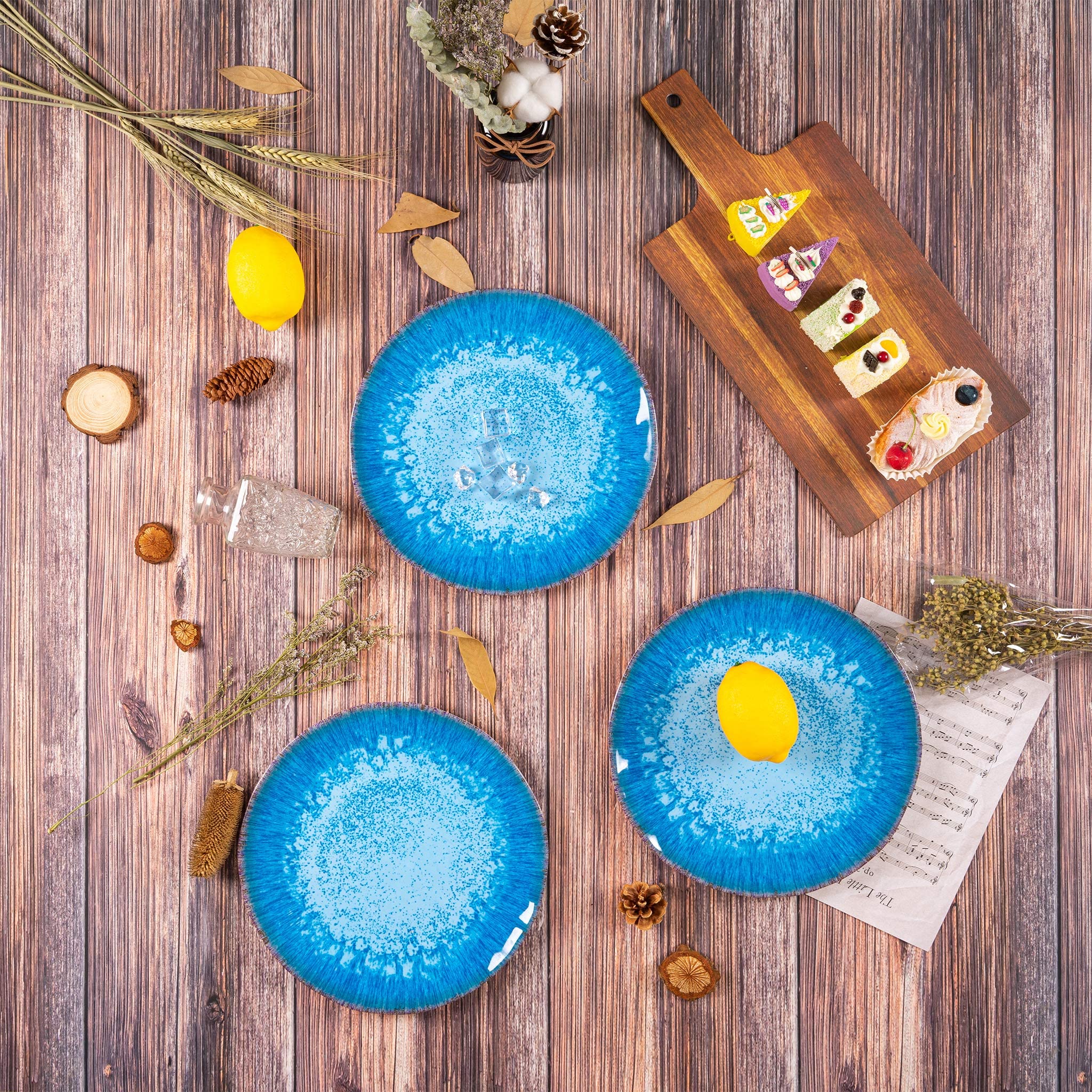 Topmela Melamine Plates and Bowls