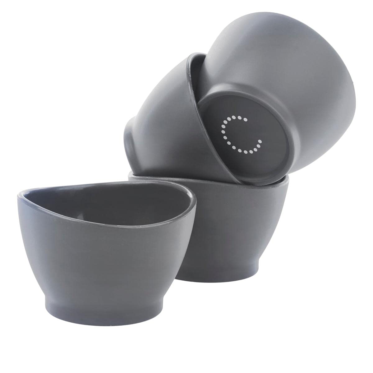 Curtis Stone Set of 4 Silicone Pinch Bowls Model 650-341 (Renewed)