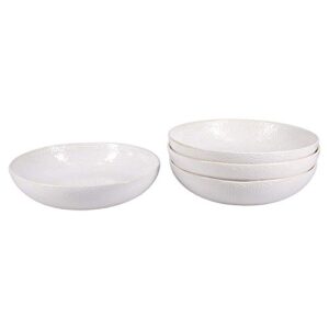 bia cordon bleu serene 5pc pasta bowl set, cream, contains 4 pieces