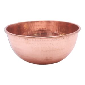 NOVICA Handcrafted Copper Bowl Hammered in Bali Metallic Indonesia Tableware Dinnerware Bowls 'Warm Glow'