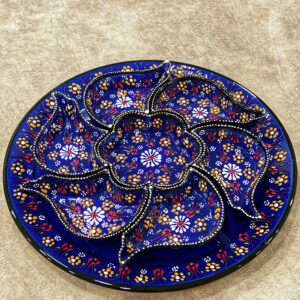 IstanbulArtWorkshop Turkish Breakfast Bowl Set,Turkish Ceramic Bowl Set,Food Serving Bowl Set,Appetizer Dishes Set,Turkish Tile Bowl,Dinnerware Serving Set