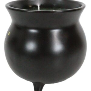 Ebros Wicca Witch's Brew Alchemy And Magic Potion Reduction Fired Porcelain Cauldron Shaped Bowl Or Large Mug 32oz With Handle Hot Cocoa Coffee Tea Cereal Soup Mugs Bowls Occult Witchcraft