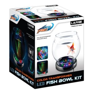 WavePoint 1237 Color Transformer LED Fish Bowl Kit, Large