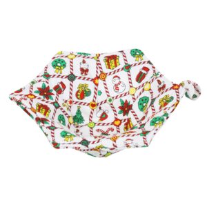 MHTTEC Bowl Cozy Christmas Cartoon Cotton Cloth Microwave Bowl Holders Large Bottom Soup Bowl Cozy for Kitchen