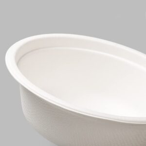 UUYYEO 50 Pcs 350ml Paper Bowls Hot Soup Bowls Eco Friendly Bowls Small Compostable Bowls Party Dessert Bowls Salad Serving Bowls