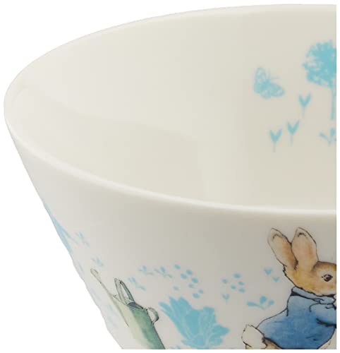 山加商店 Peter Rabbit PR561-358 Bowl, Dish, Approx. 5.1 inches (13 cm), Microwave Safe, Peter, Made in Japan