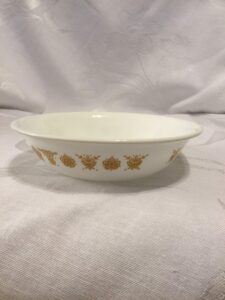 corning corelle butterfly gold fruit/dessert bowls - one bowl