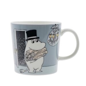 arabia moomin porcelain mug moominpappa 0.3 l grey