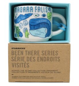 starbucks been there series niagara falls ceramic coffee demitasse ornament 2 oz