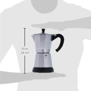 Uniware Electric Bialetti Moka Espresso Maker 6 Cups