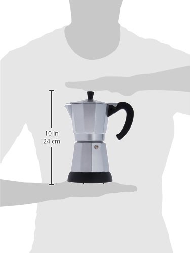 Uniware Electric Bialetti Moka Espresso Maker 6 Cups