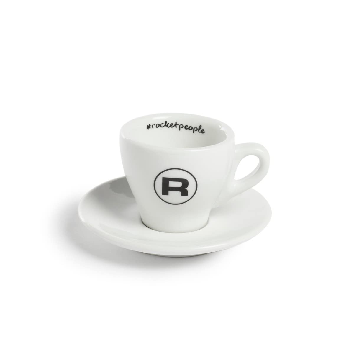 Rocket Espresso Demitasse Espresso Cup (2.5oz), White - Set of 2