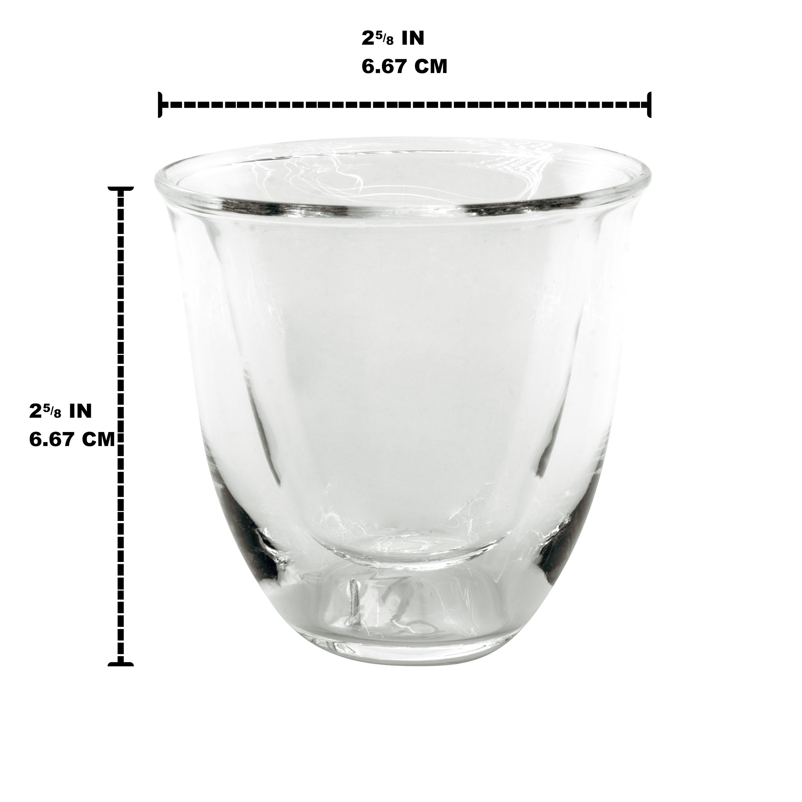 Mian Double Walled Thermo Espresso Glasses, Set of 6