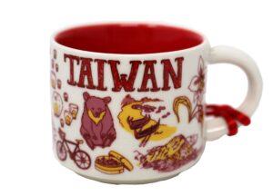 starbucks been there series taiwan ceramic demitasse ornament mug, 2 oz