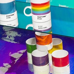 Pantone Copenhagen.design Espresso Cup, Small Coffee Cup, fine China (Ceramic), 120 ml, Pride - in Gift Box