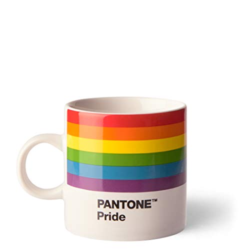 Pantone Copenhagen.design Espresso Cup, Small Coffee Cup, fine China (Ceramic), 120 ml, Pride - in Gift Box