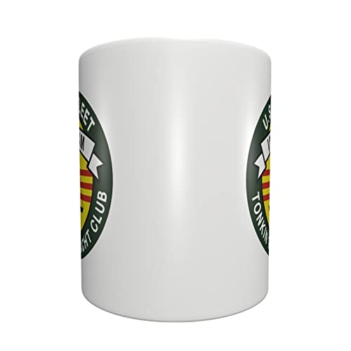 Tonkin Gulf Yacht Club Us 7th Fleet Vietnam Porcelain Coffee Mugs, Classic Ceramic Cup For Tea Latte Cappuccino